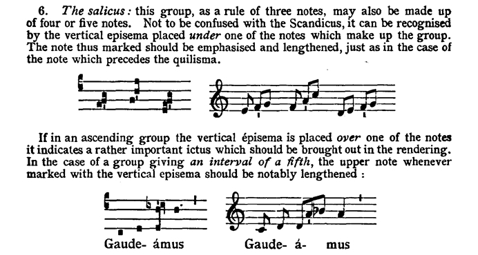 Lesson 8: Salicus vs. Scandicus